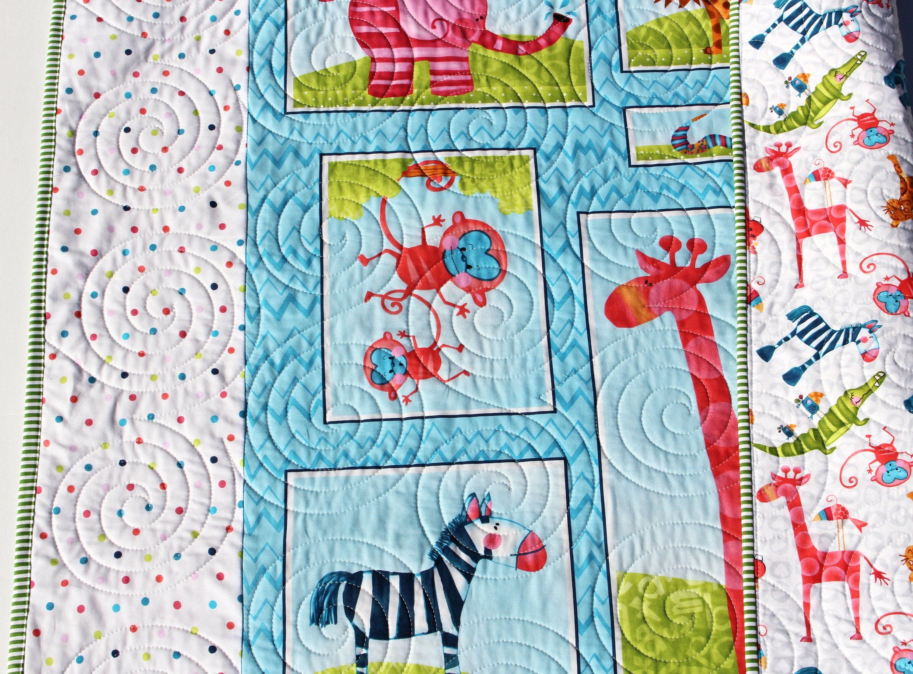 Jungle Baby Applique Quilt Pattern Blake's Jungle Quilt Pattern PDF